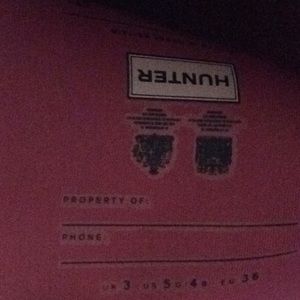 Hunter | Shoes | Hunter Pink Tall Rain Boots 2x Hunter Socks | Poshmark